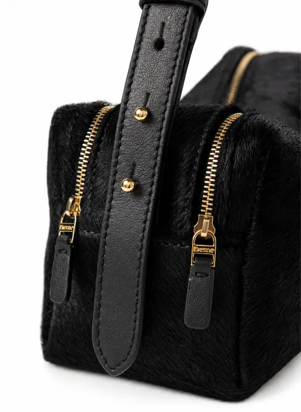 ELLEME Trousse Calf Leather Bag - Black