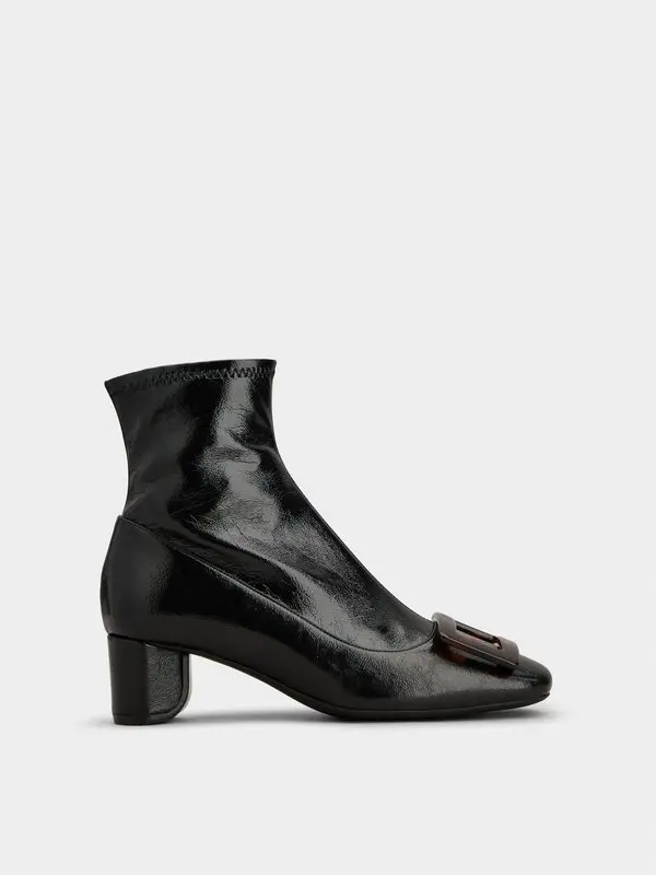 ROGER VIVIER Stretch Booties With Buckle Detail