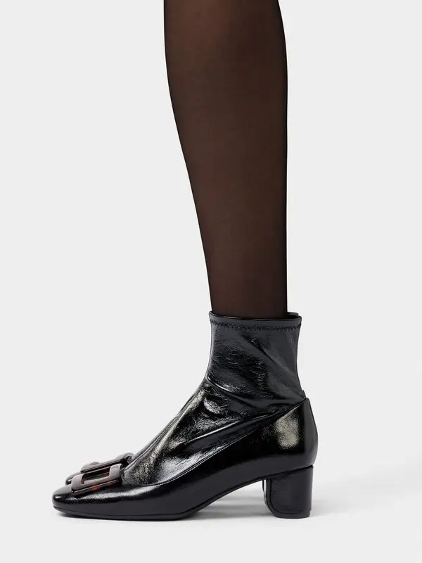 ROGER VIVIER Stretch Booties With Buckle Detail
