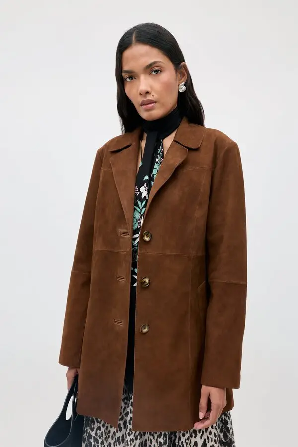 Rixo Lainey Chestnut Regular Jacket