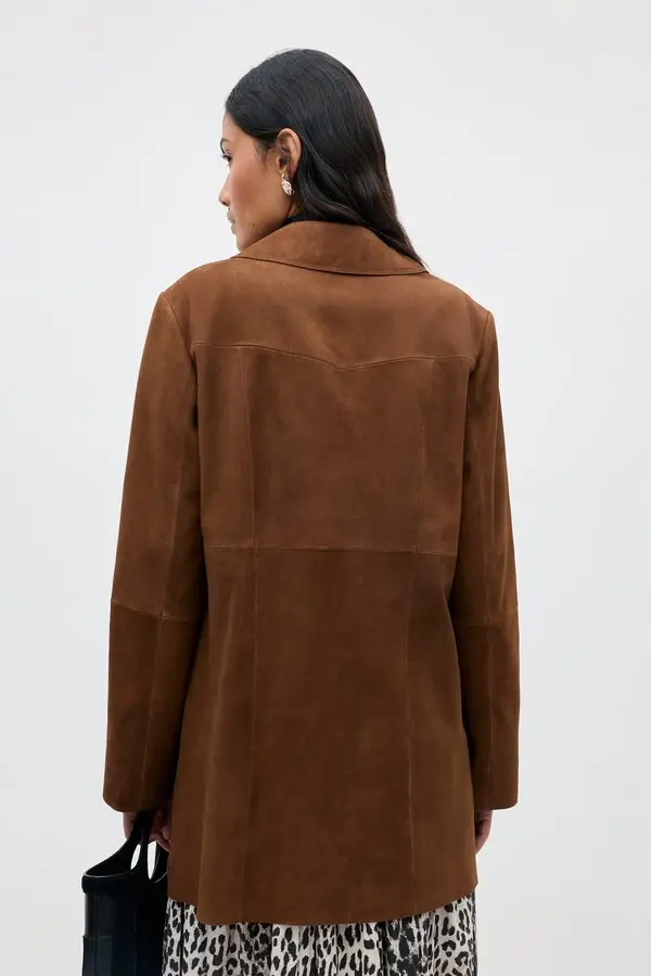 Rixo Lainey Chestnut Regular Jacket