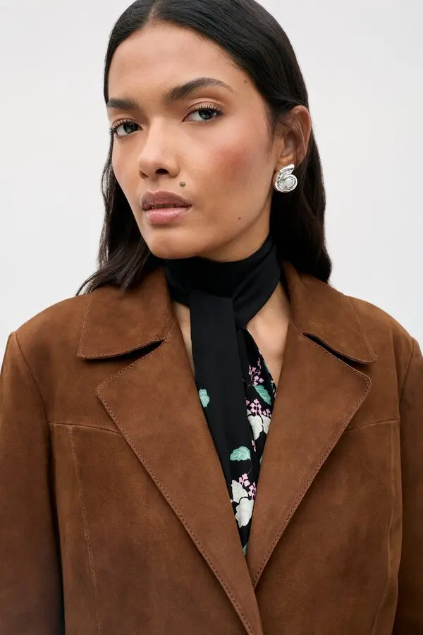 Rixo Lainey Chestnut Regular Jacket