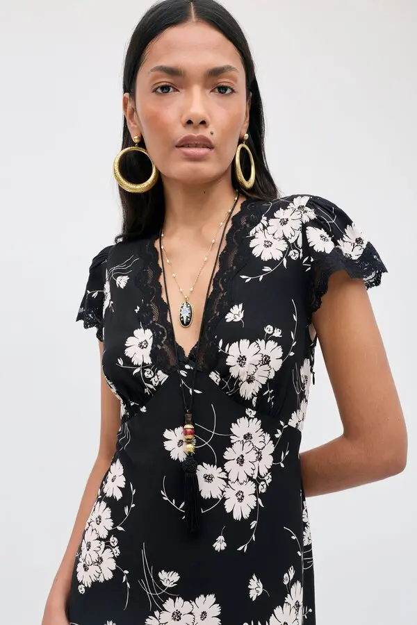 Rixo Clarice Daisy Field Dress