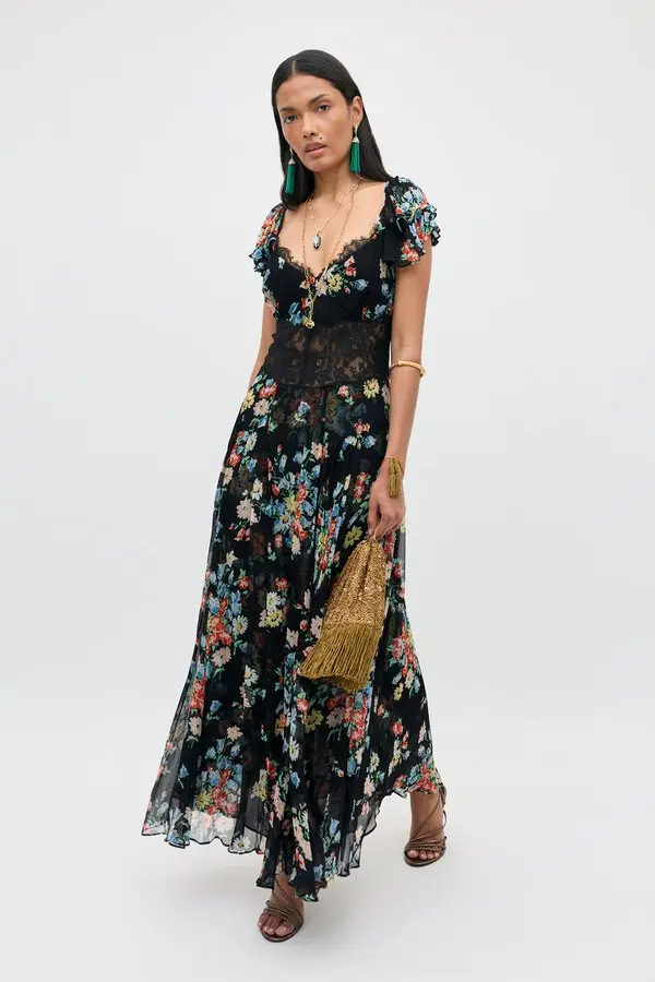 Rixo Carina Amelia Bouquet Multi Regular Dress