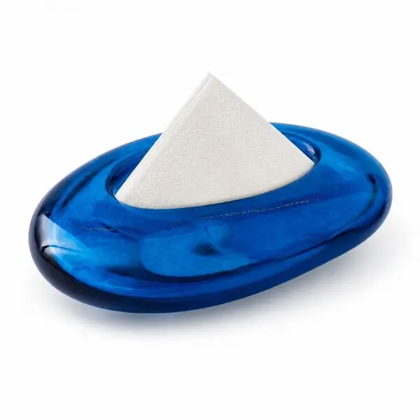 MARLETH Sculptural Glass Napkin Holder