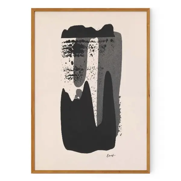 LENA WIGERS Black / Grey / Neutrals Mindscapes Three 50 × 70 Cm Art Print