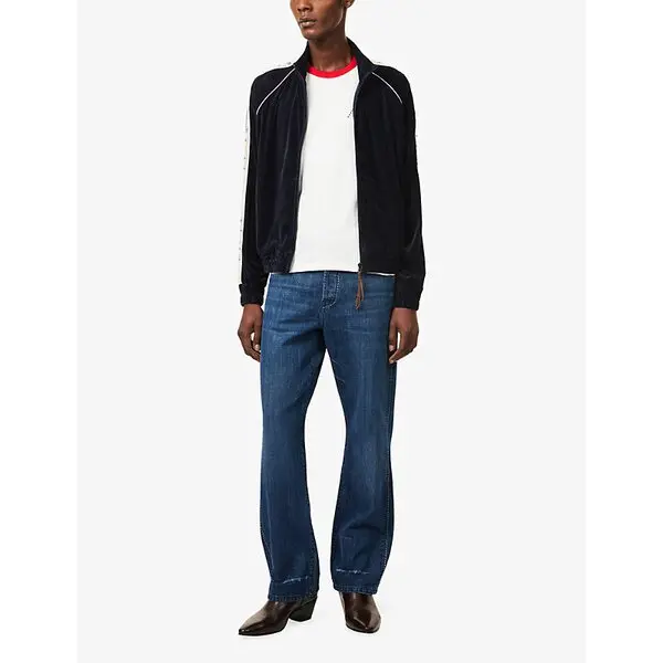 AUSTIN POST Ringer High Tail It Cotton T-shirt