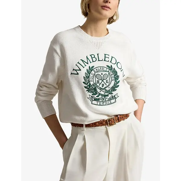 Polo Ralph Lauren X Wimbledon Cotton Crewneck Sweatshirt