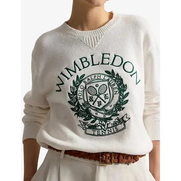 Polo Ralph Lauren X Wimbledon Cotton Crewneck Sweatshirt