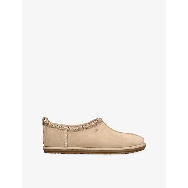 UGG Tasman Deconstructed Suede Slippers - Beige
