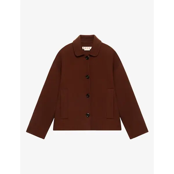 Marni Dropped-shoulder Wool And Cashmere Jacket - 00m40