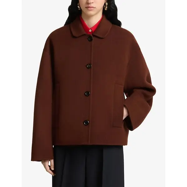 Marni Dropped-shoulder Wool And Cashmere Jacket - 00m40