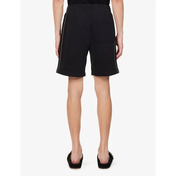 Burberry Check Piping Cotton-jersey Shorts