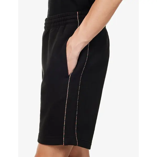 Burberry Check Piping Cotton-jersey Shorts