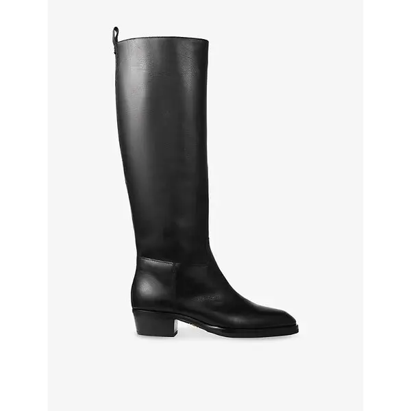JIMMY CHOO Mave 45 Leather Knee-high Boots