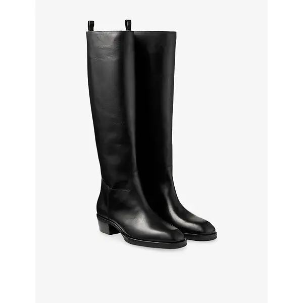 JIMMY CHOO Mave 45 Leather Knee-high Boots