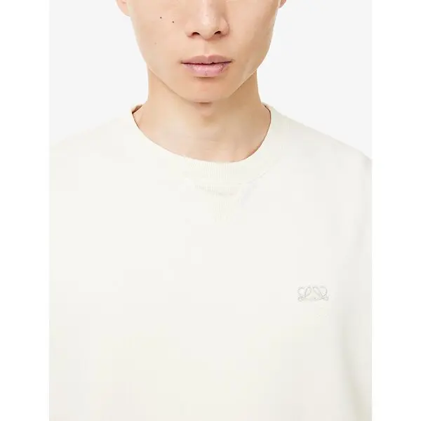 Loewe Anagram-embroidered Cotton Sweatshirt