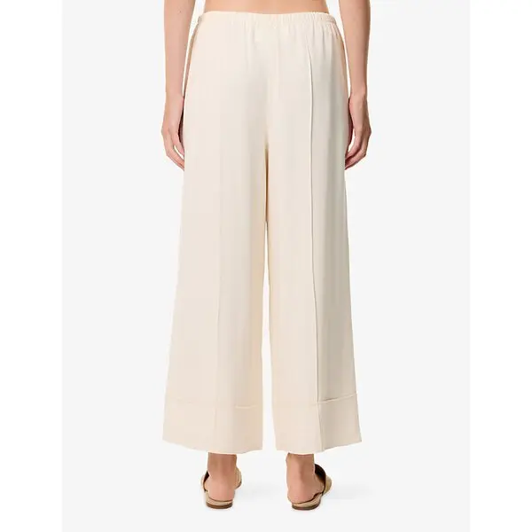 Theory Pintuck Crepe Woven Trousers