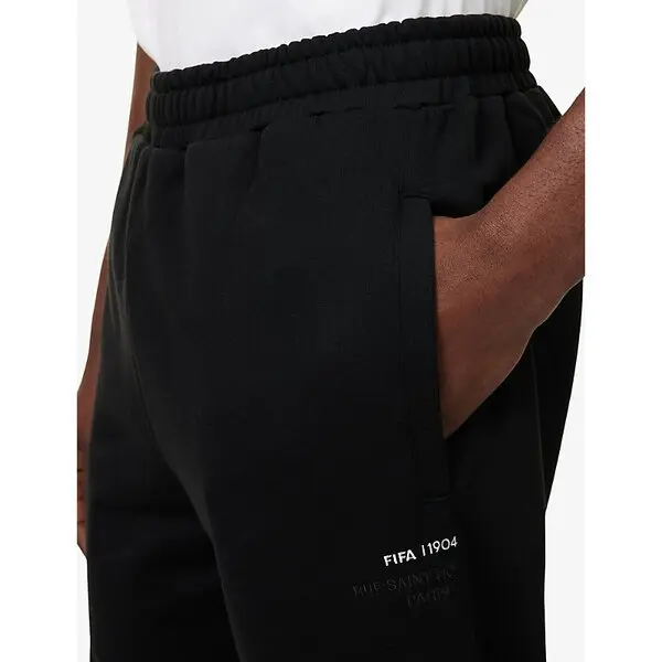 FIFA 1904 Stacked-logo Embroidered Cotton Jogging Bottoms