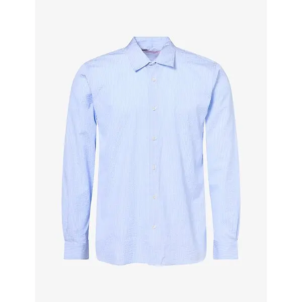 Orlebar Brown Justin Striped Cotton Shirt