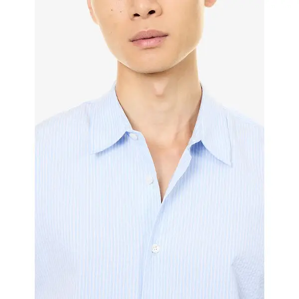 Orlebar Brown Justin Striped Cotton Shirt