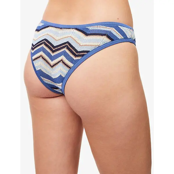 Devon Windsor Shayla Chevron Knitted Bikini Bottoms