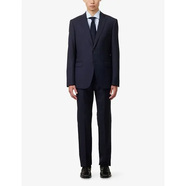 Emporio Armani Single-breasted Notch-lapel Wool Suit