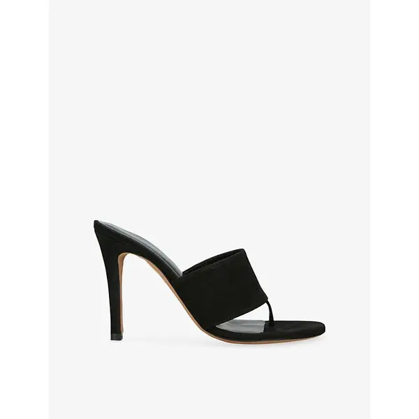 JUDE Suede Heeled Sandals With Stiletto Heel