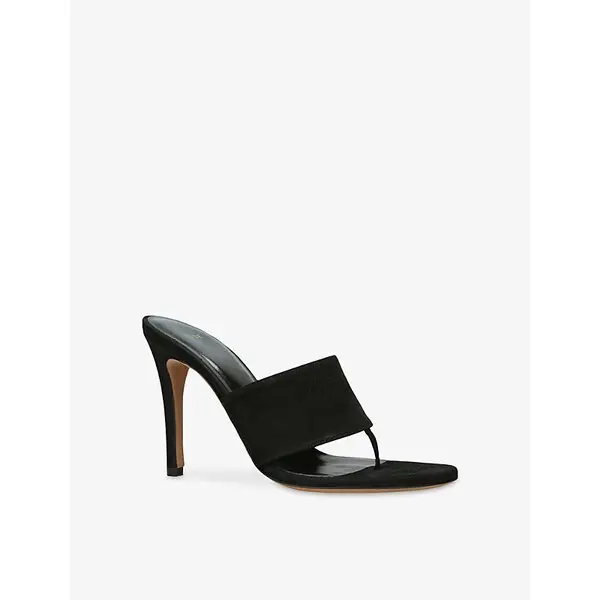JUDE Suede Heeled Sandals With Stiletto Heel