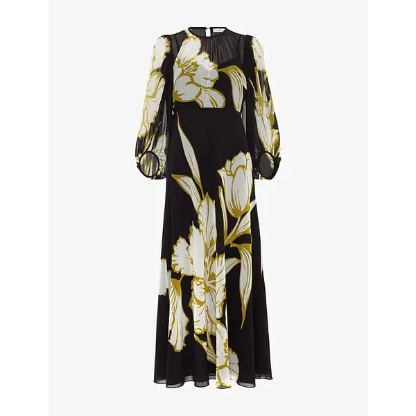 PHASE EIGHT Eve Floral-print Woven Maxi Dress
