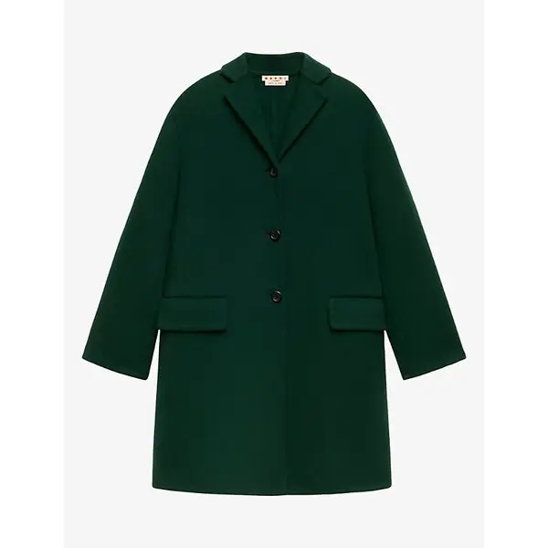 Marni Single-breasted Wool And Cashmere Coat
