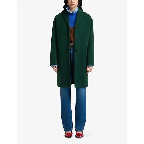 Marni Single-breasted Wool And Cashmere Coat