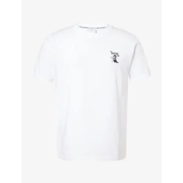 PERCIVAL Karaoke Graphic-print Cotton T-shirt