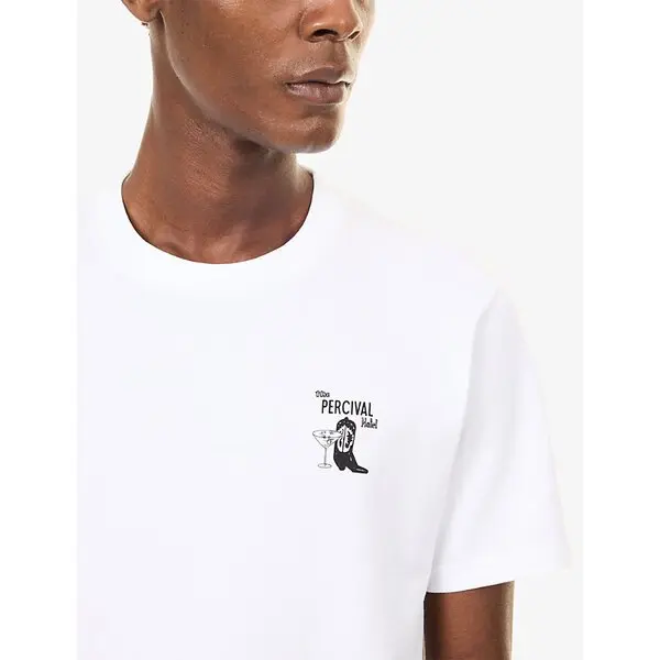 PERCIVAL Karaoke Graphic-print Cotton T-shirt
