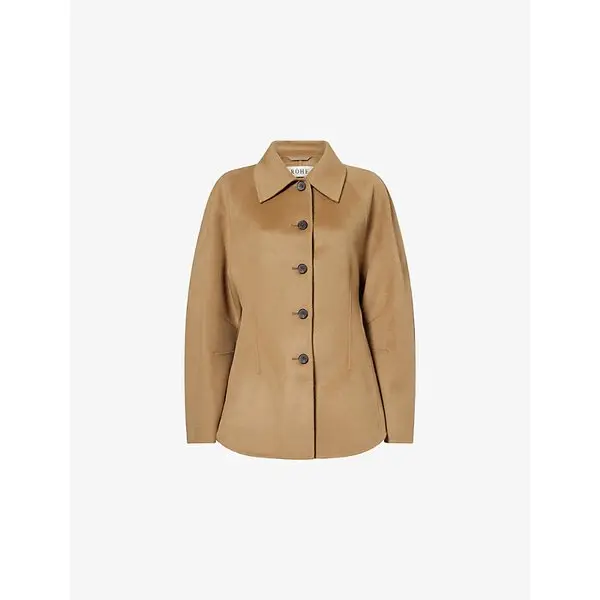 ROHE FRAMES Sculptural Wool-blend Jacket