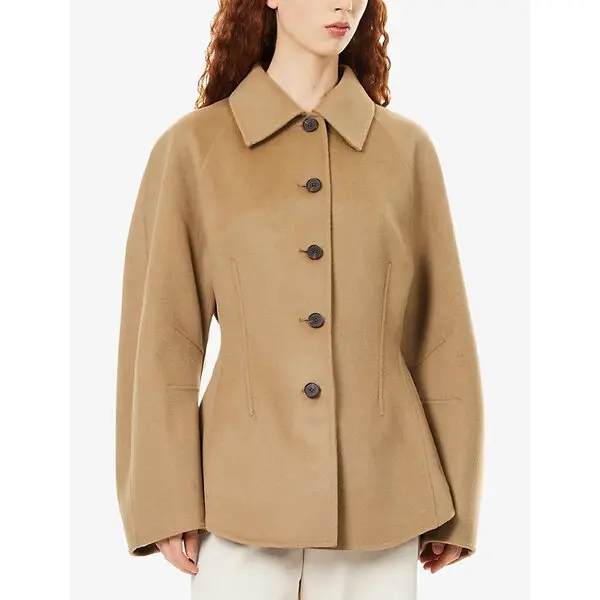 ROHE FRAMES Sculptural Wool-blend Jacket