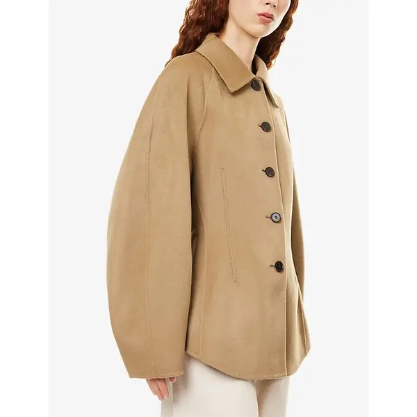 ROHE FRAMES Sculptural Wool-blend Jacket