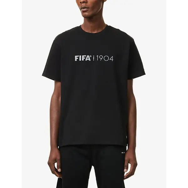 FIFA 1904 Logo-print Uniform Cotton T-shirt
