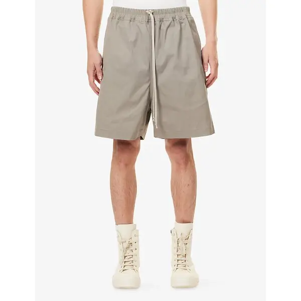 Rick Owens Drawstring Cotton Shorts