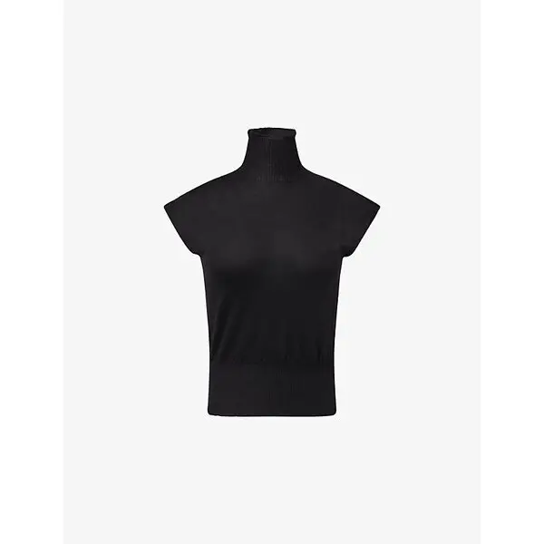 Rick Owens Sleeveless Turtle-neck Cashmere Jumper