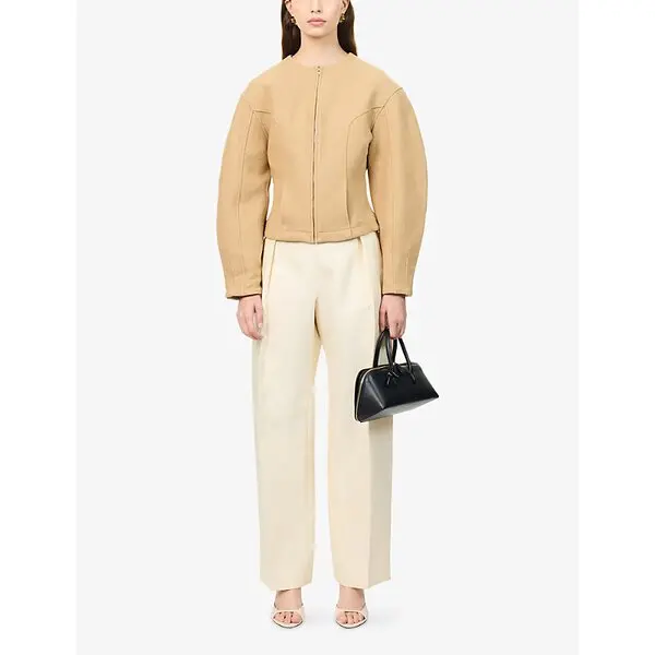BELLE ANNA Wool Zip Up Jacket