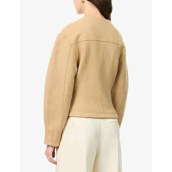 BELLE ANNA Wool Zip Up Jacket