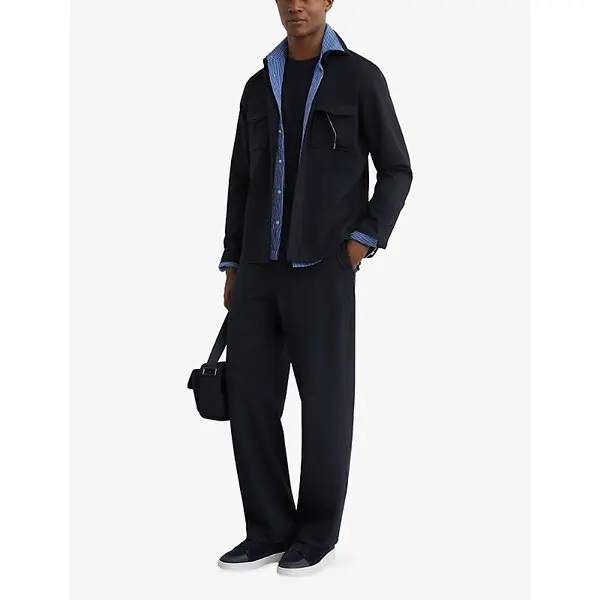 REISS Relaxed-fit Stretch-woven Trousers