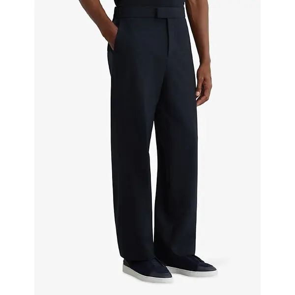 REISS Relaxed-fit Stretch-woven Trousers