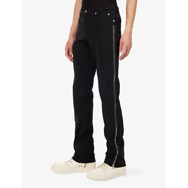Rick Owens Vega Zip-trim Slim Jeans