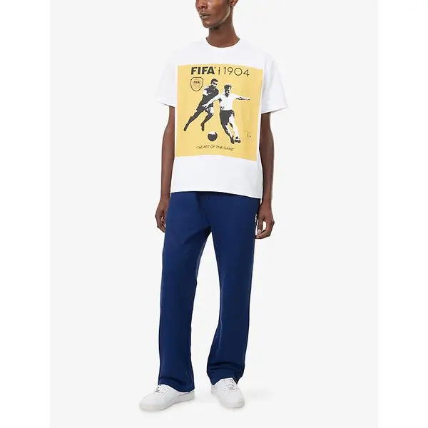 FIFA 1904 Luca Brand-badge Cotton Jogging Bottoms