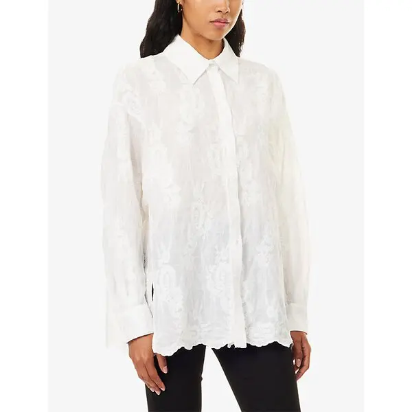 Dissh Cordelia Embroidered Woven Shirt