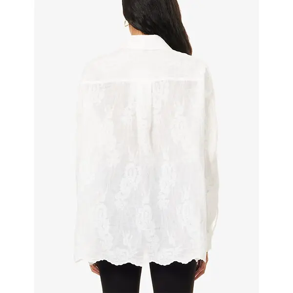 Dissh Cordelia Embroidered Woven Shirt