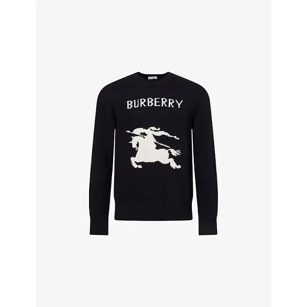 Burberry Knight Wool-cashmere Knitted Jumper