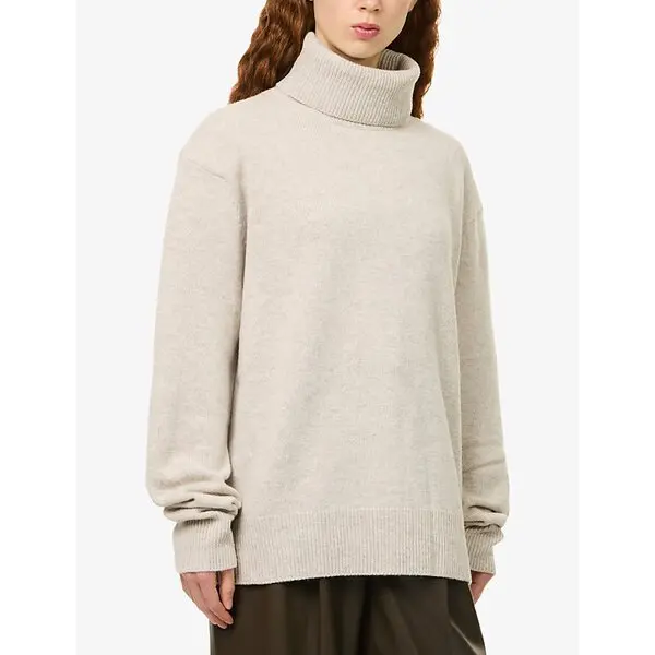 THE FRANKIE SHOP Gala Turtleneck Wool-blend Jumper